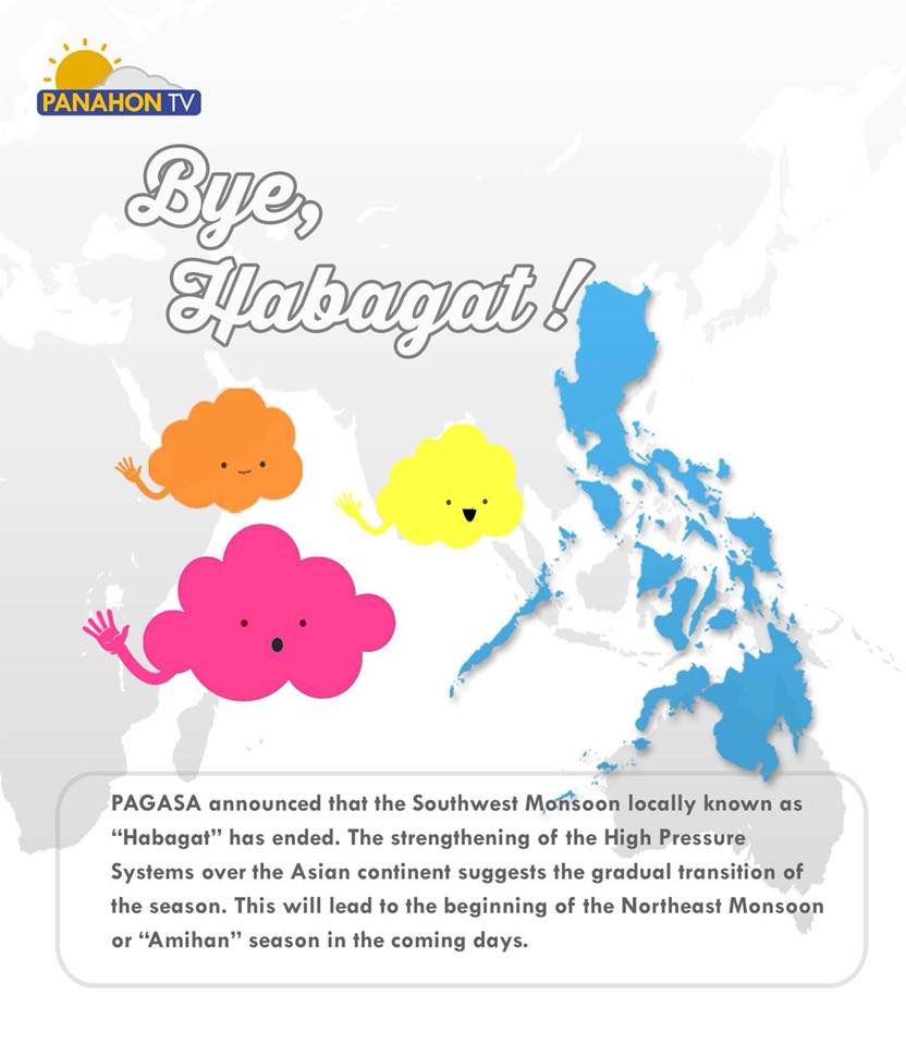Northeast Monsoon by end of October – PanahonTV
