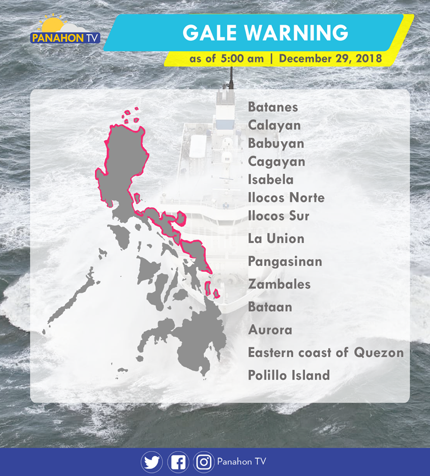 Gale Warning – PanahonTV